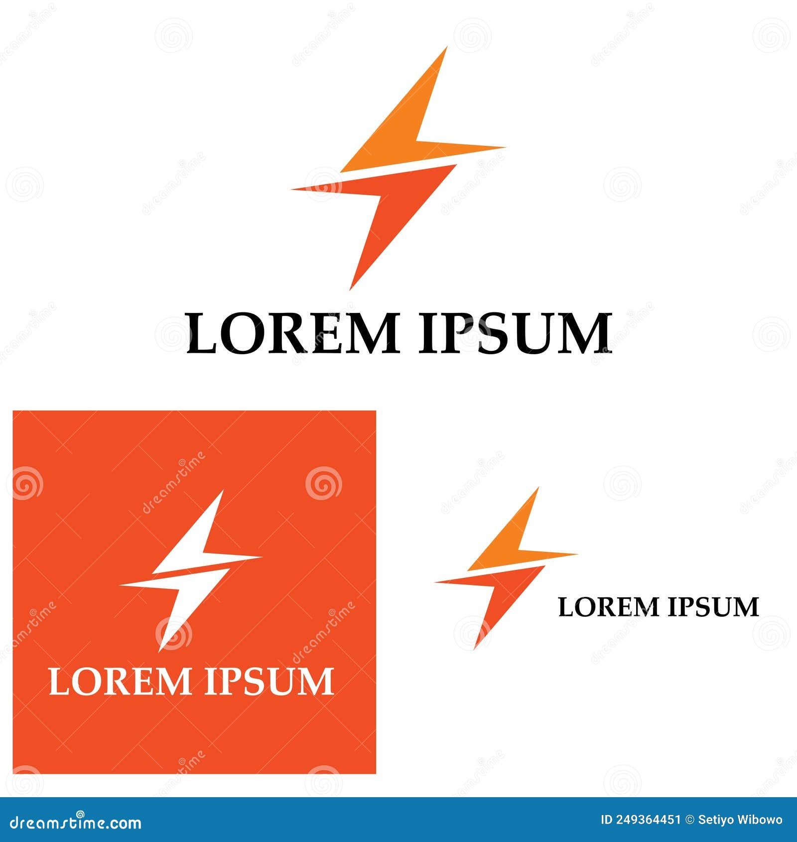 Lighting Logo Template for Many Purpose Stock Vector - Illustration of ...