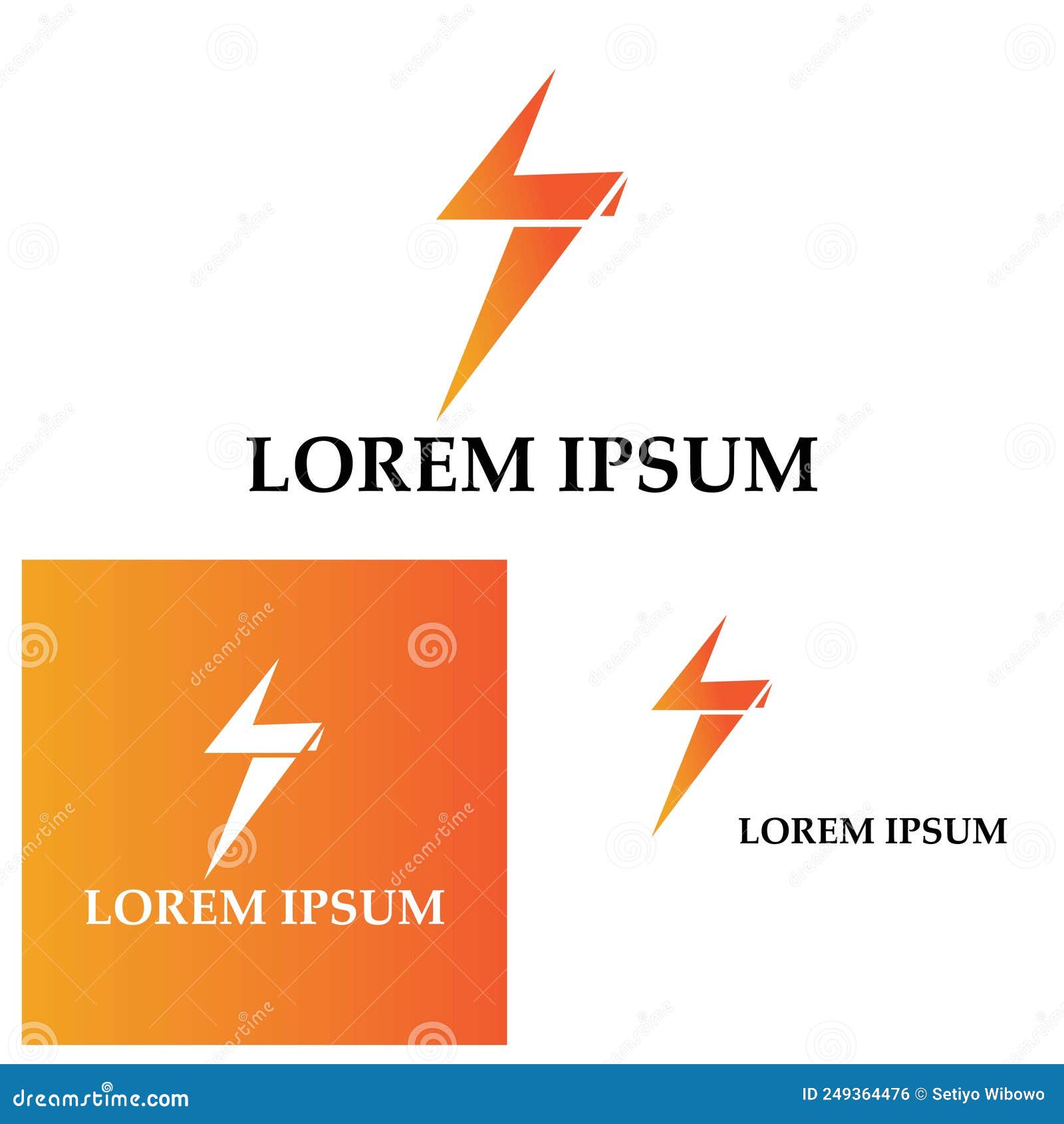 Lighting Logo Template for Many Purpose Stock Vector - Illustration of ...