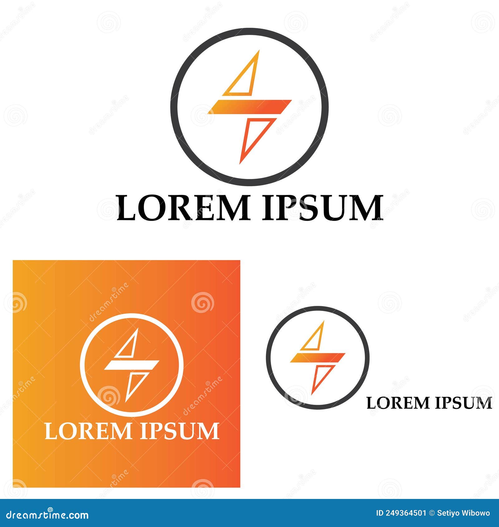 Lighting Logo Template for Many Purpose Stock Vector - Illustration of ...