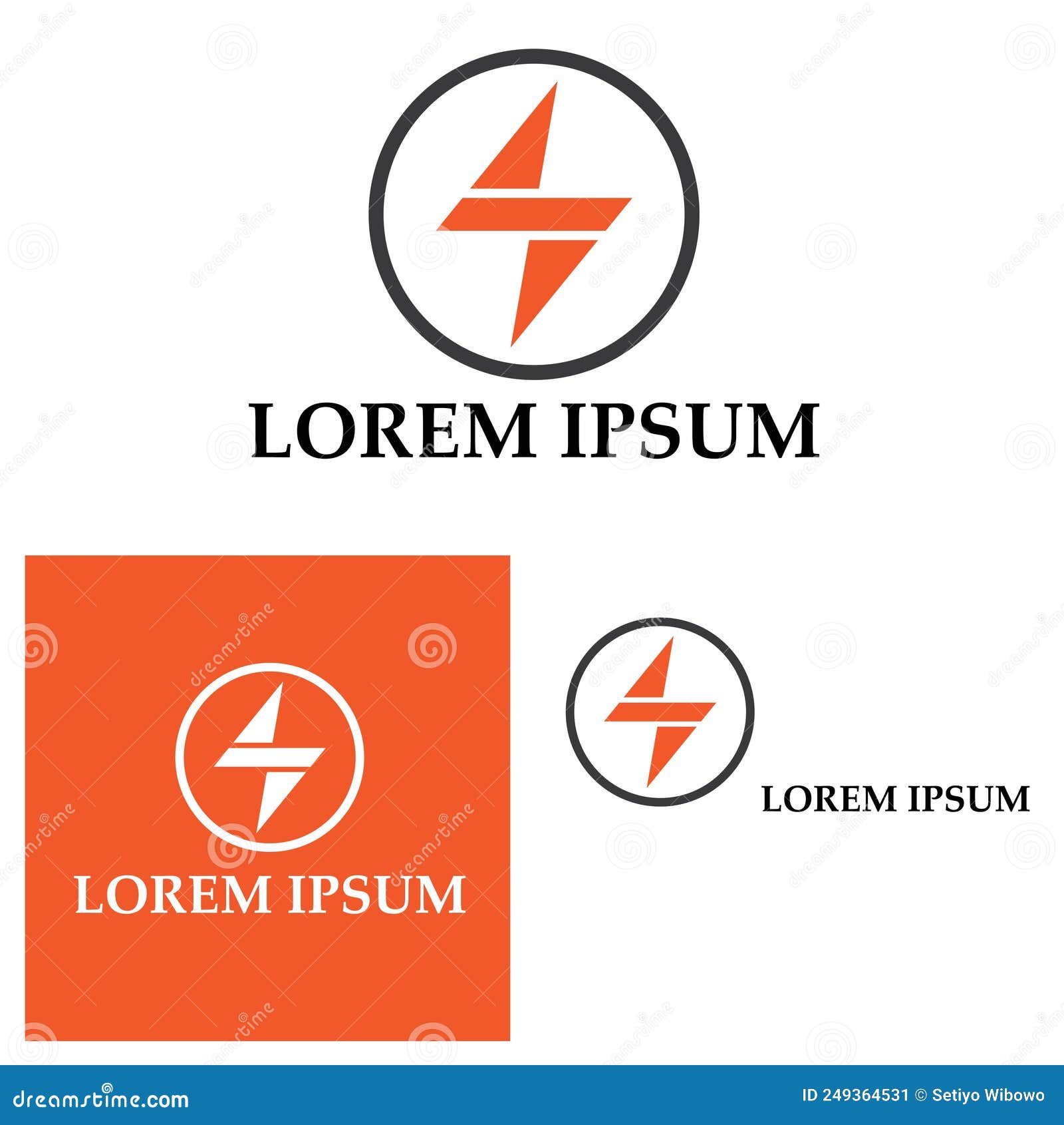 Lighting Logo Template for Many Purpose Stock Vector - Illustration of ...