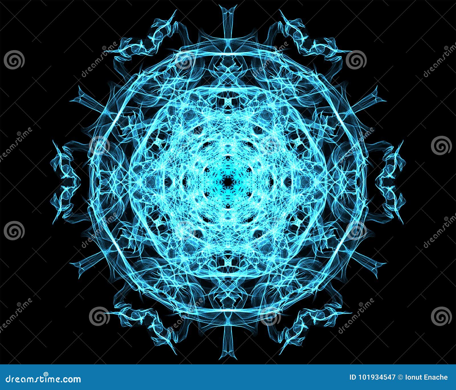 Lighting mandala stock illustration. Illustration of lighint - 101934547