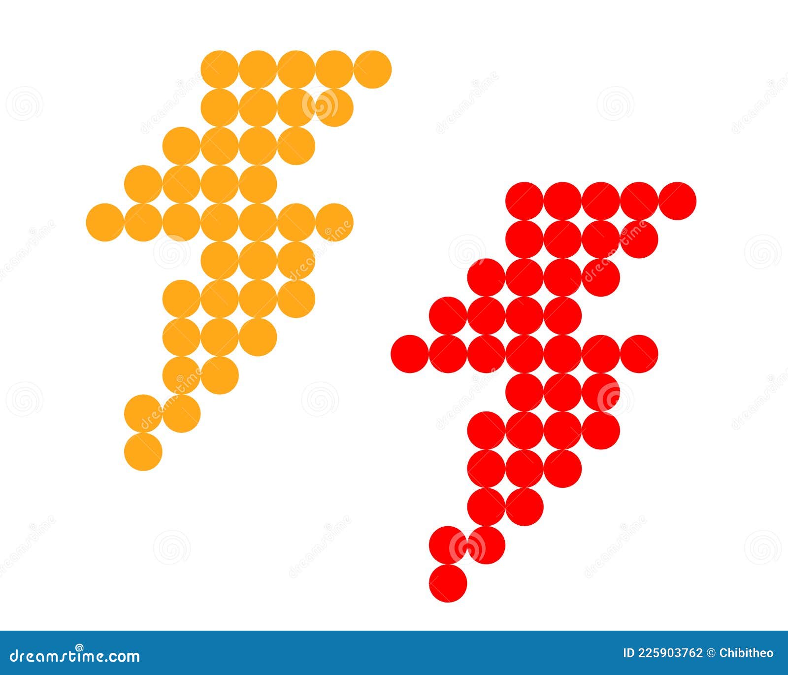 Dots Pixel Girl Image. Bead Pattern Vector Illustration | CartoonDealer ...