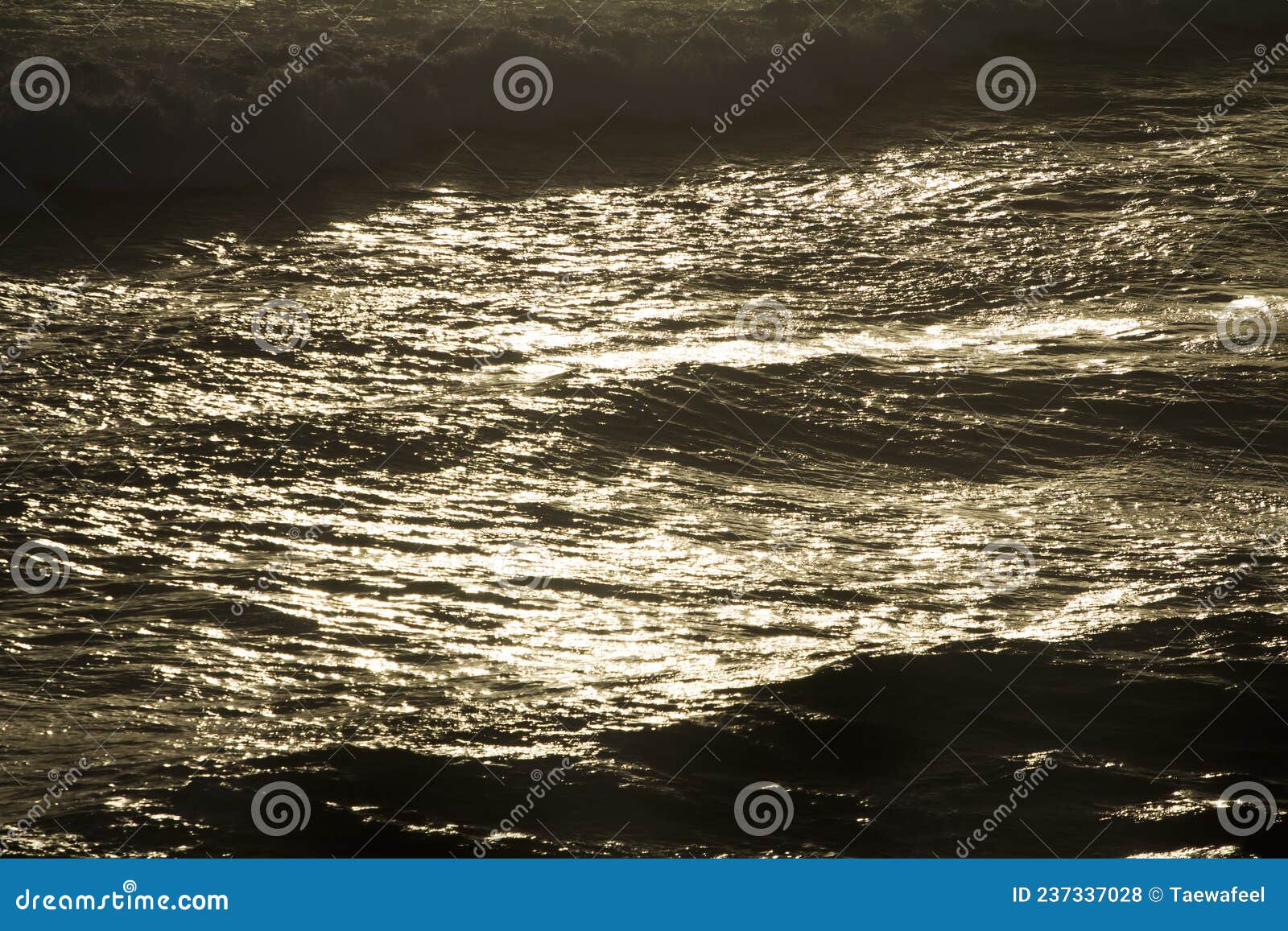 The Lighting in the Sea, Wave Water Shadow of Light Reflection ...