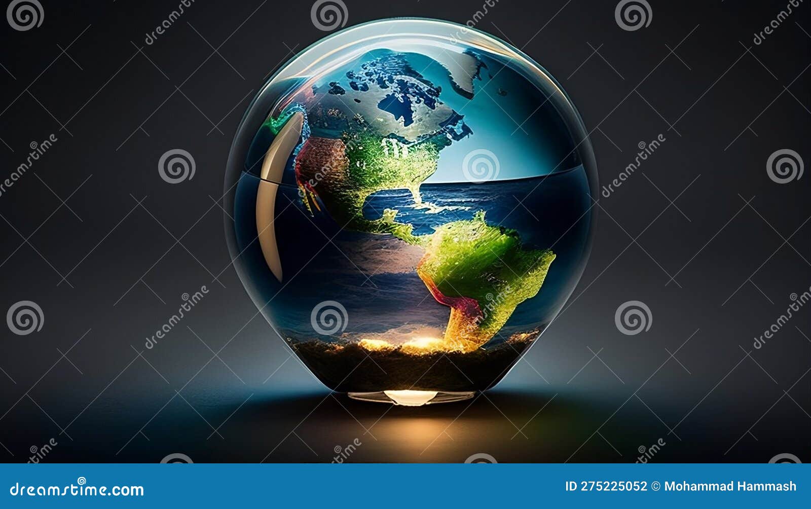 Lighting Up the World within: a Realistic Depiction of Earth Inside a ...