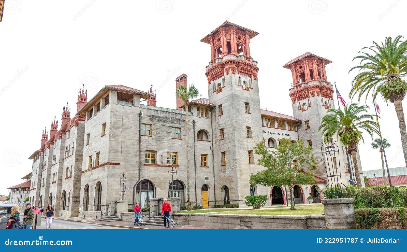 Restored Historic Architecture of the Lightner Museum in St. Augustine ...