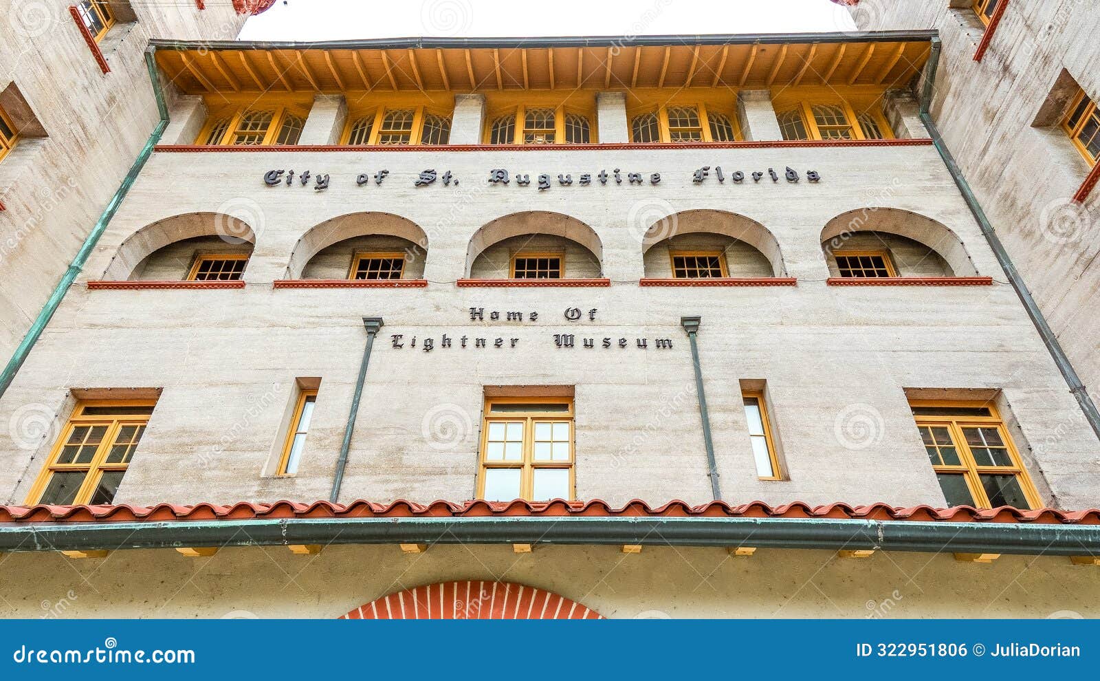 Restored Historic Architecture of the Lightner Museum in St. Augustine ...
