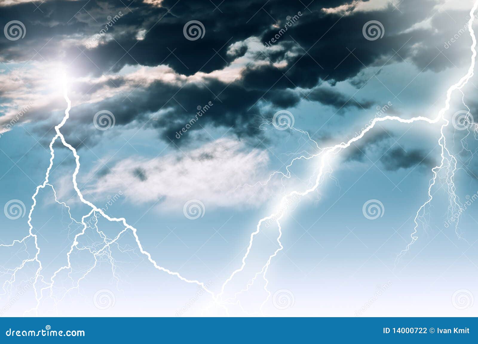 Lightning stock photo. Image of powerful, energy, color - 14000722