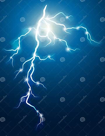 Lightning stock vector. Illustration of illuminated, power - 14033755