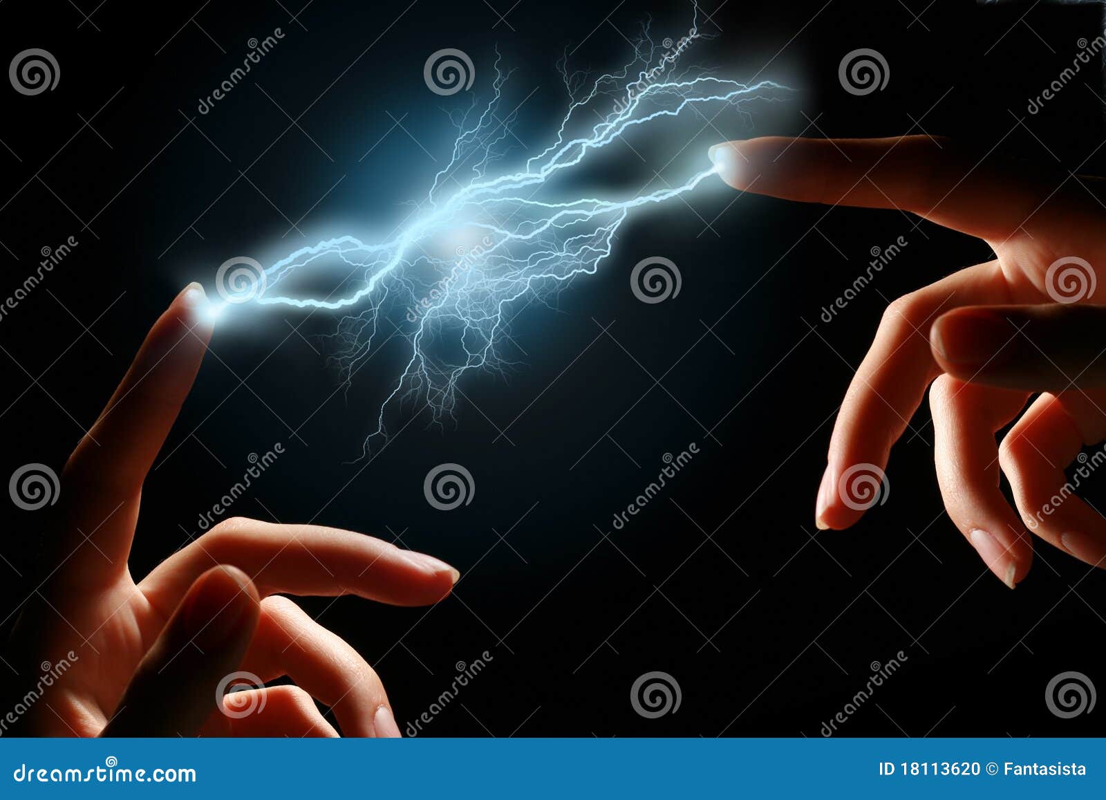Lightning. stock photo. Image of physics, voltage, blue - 18113620