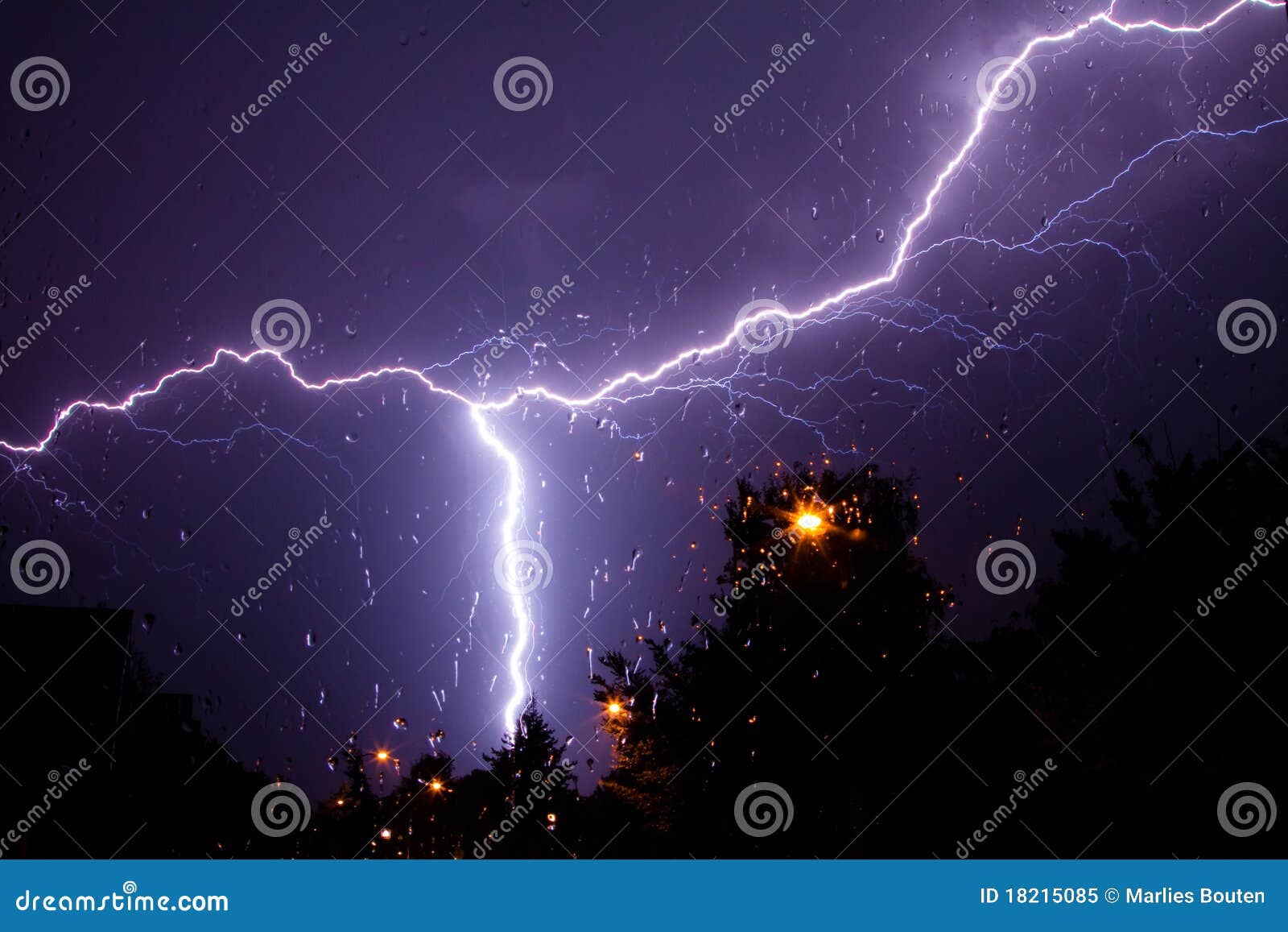 Lightning stock image. Image of lightning, window, outside - 18215085
