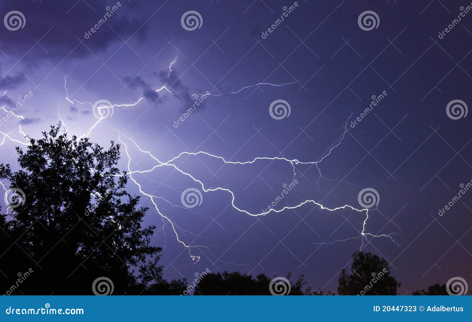 Lightning stock image. Image of gale, lightning, rain - 20447323