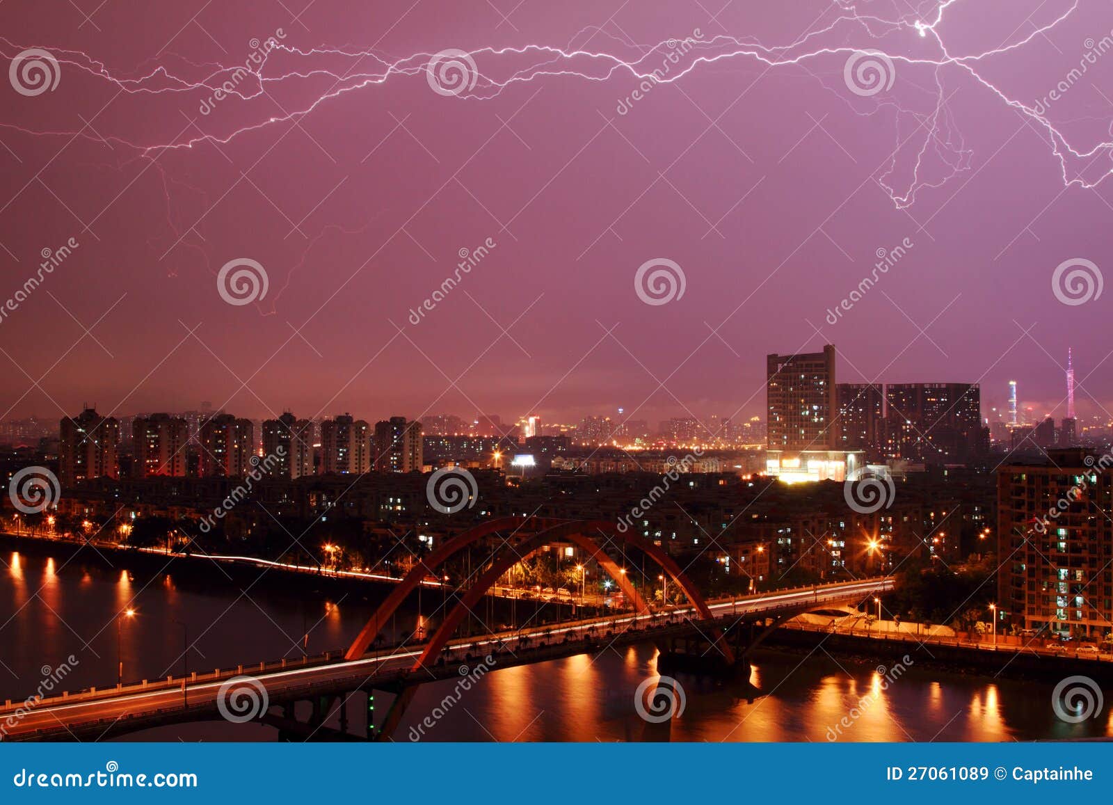 Lightning editorial stock image. Image of lightning, thunder - 27061089