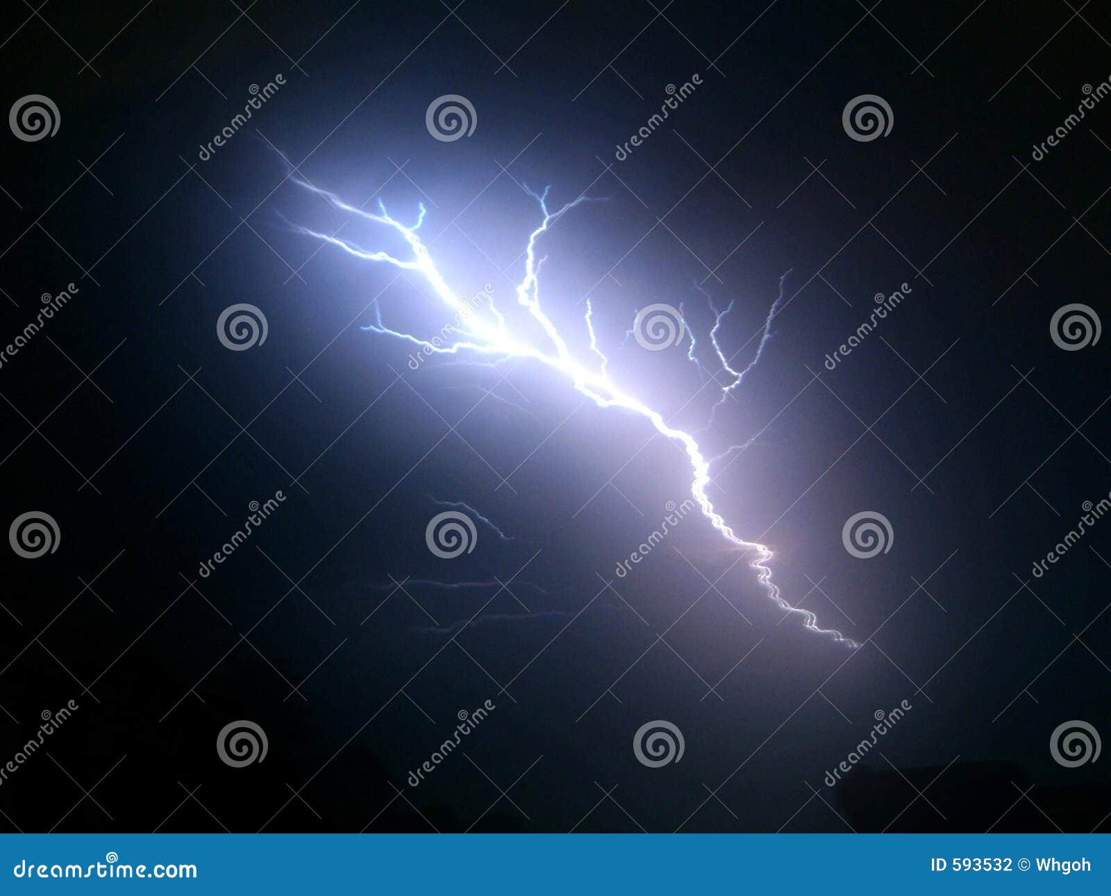 Lightning stock photo. Image of strike, lightning, storm - 593532