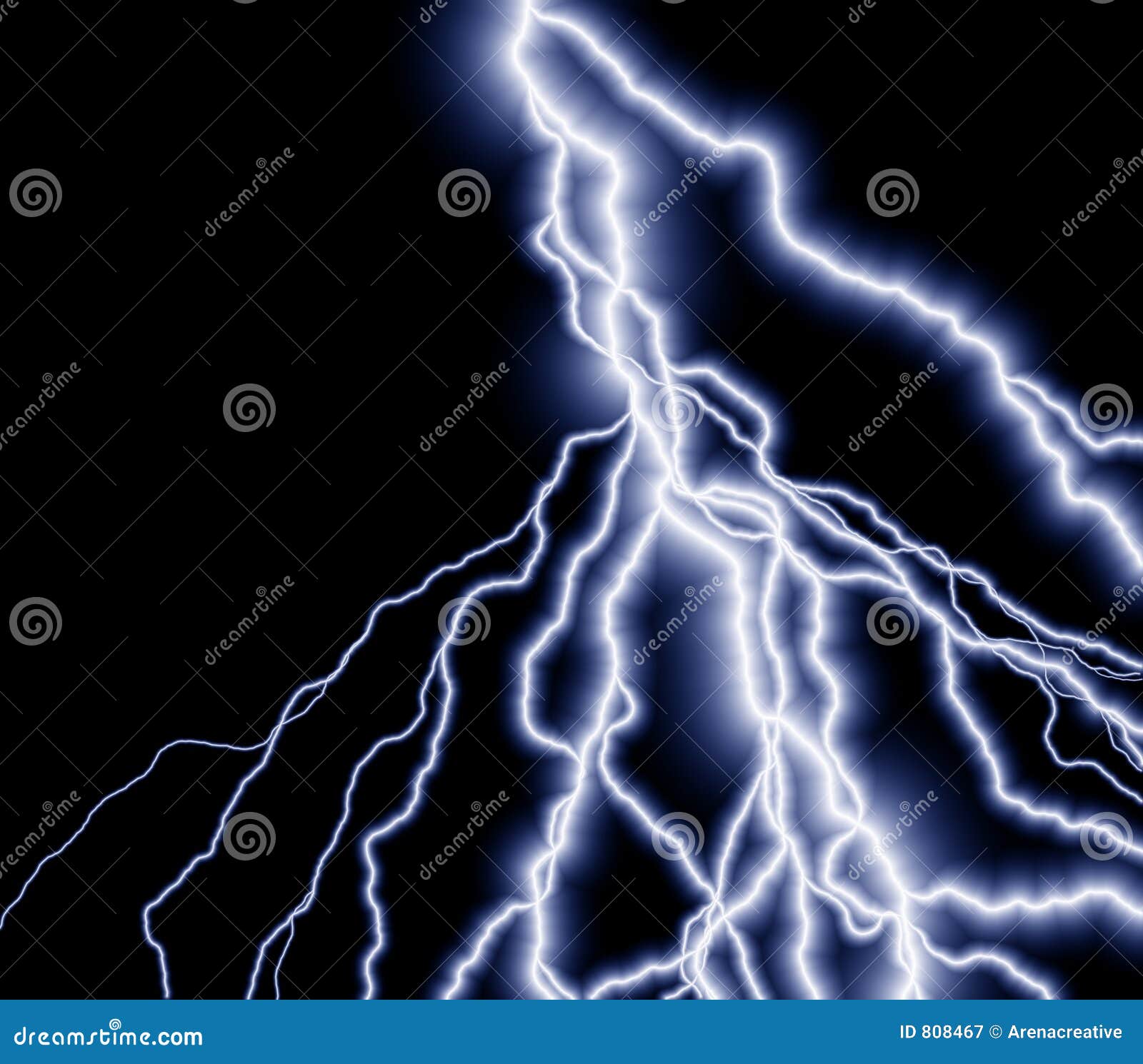 Lightning stock image. Image of branches, power, blue, weather - 808467