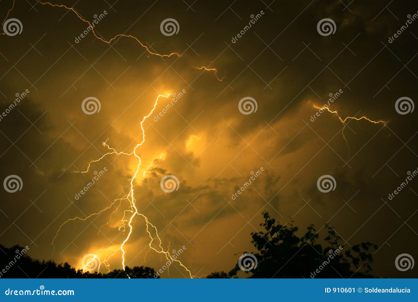Lightning stock image. Image of lightening, skies, concept - 910601