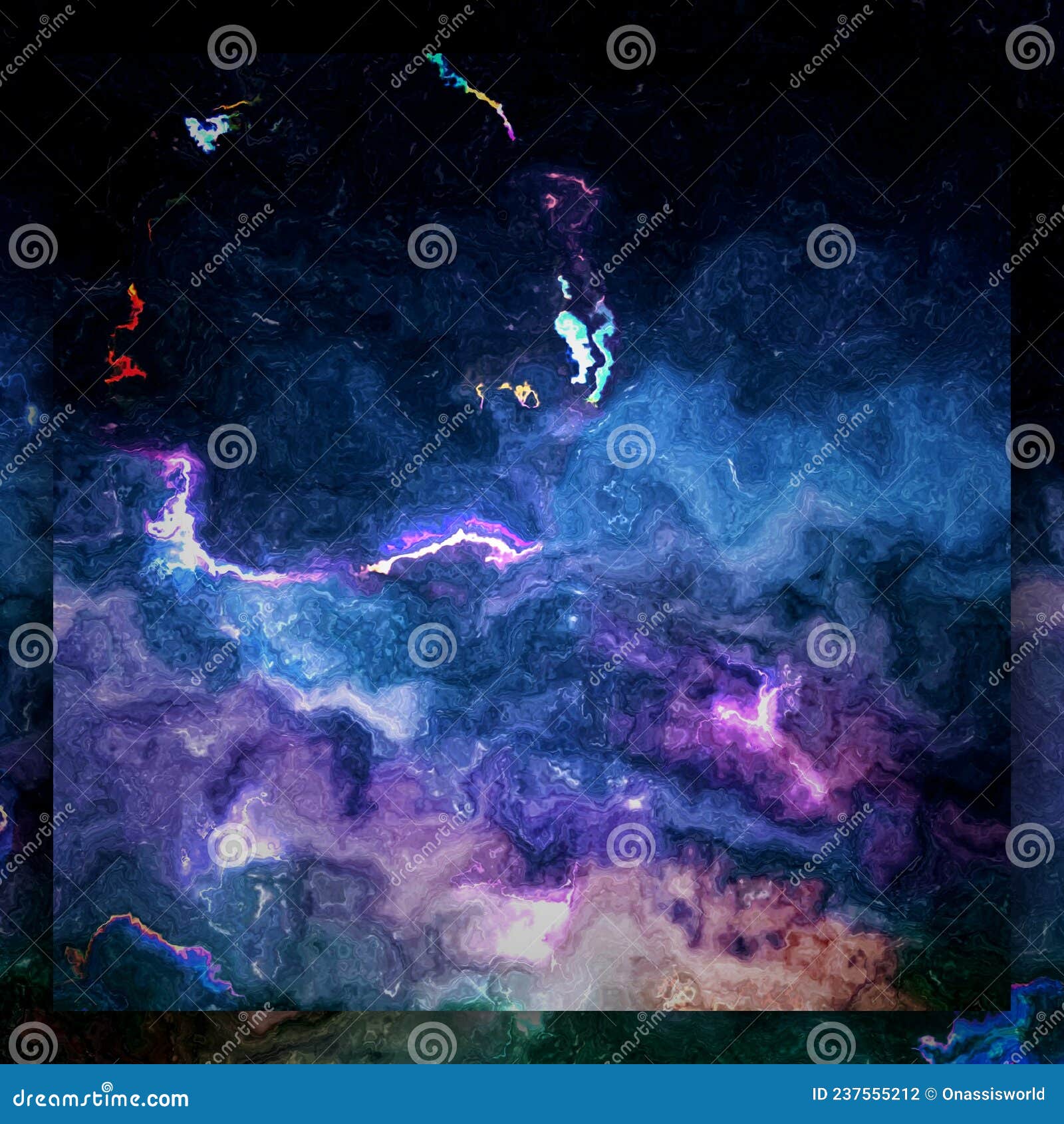 Lightning Abstract. Storms Abstracts Backgrounds Stock Illustration ...