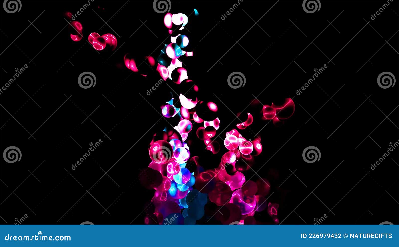 Lightning Abstract Thunderstorm Digital Rendering Stock Illustration ...