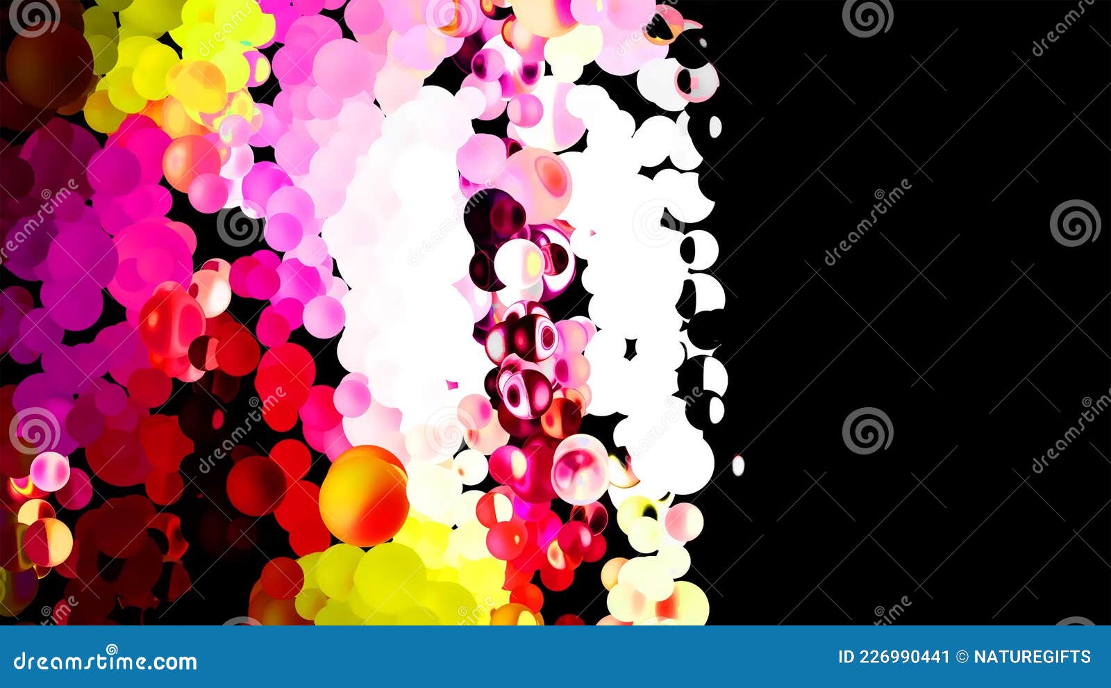 Lightning Abstract Thunderstorm Digital Rendering Stock Illustration ...