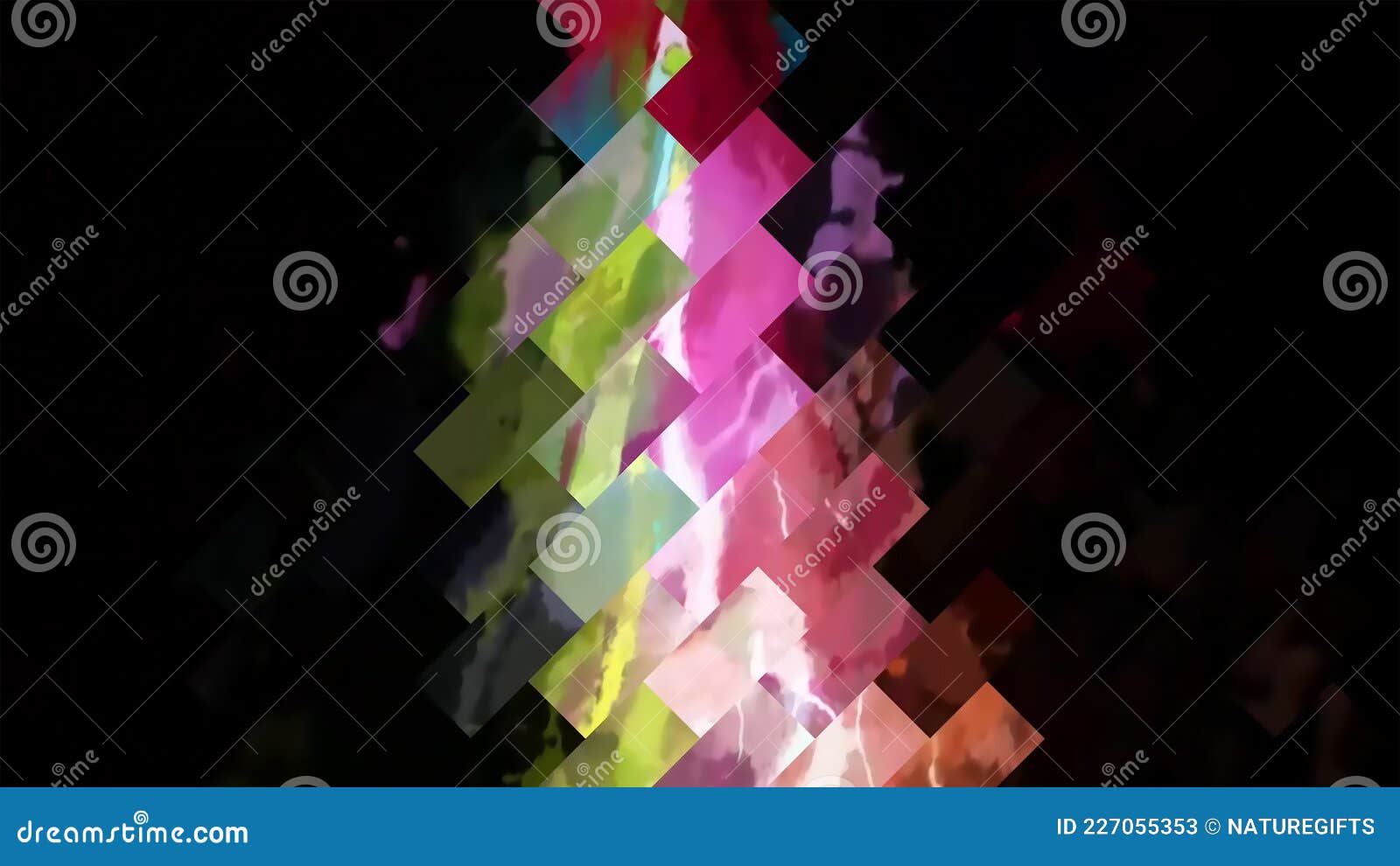 Lightning Abstract Thunderstorm Digital Rendering Stock Illustration ...