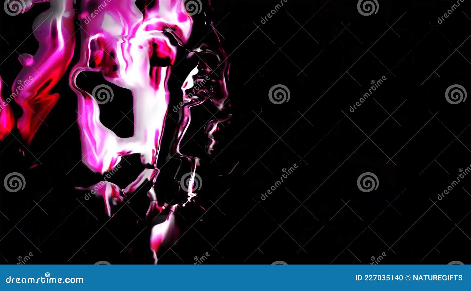 Lightning Abstract Thunderstorm Digital Rendering Stock Illustration ...