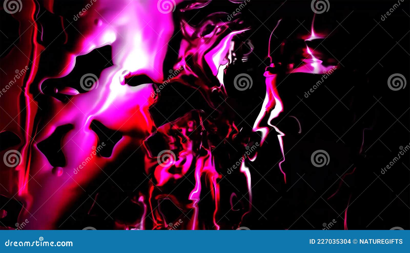Lightning Abstract Thunderstorm Digital Rendering Stock Illustration ...