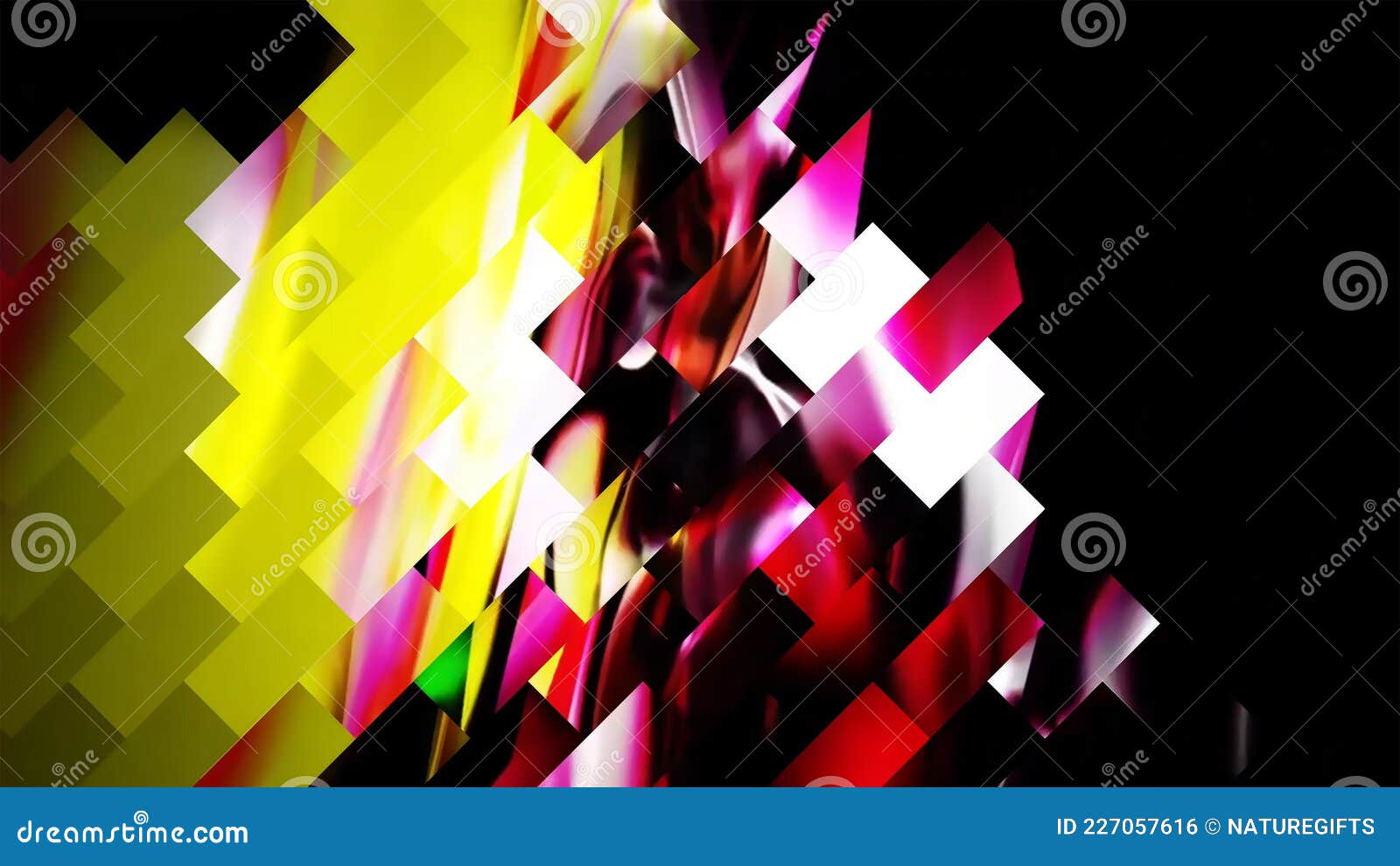 Lightning Abstract Thunderstorm Digital Rendering Stock Illustration ...