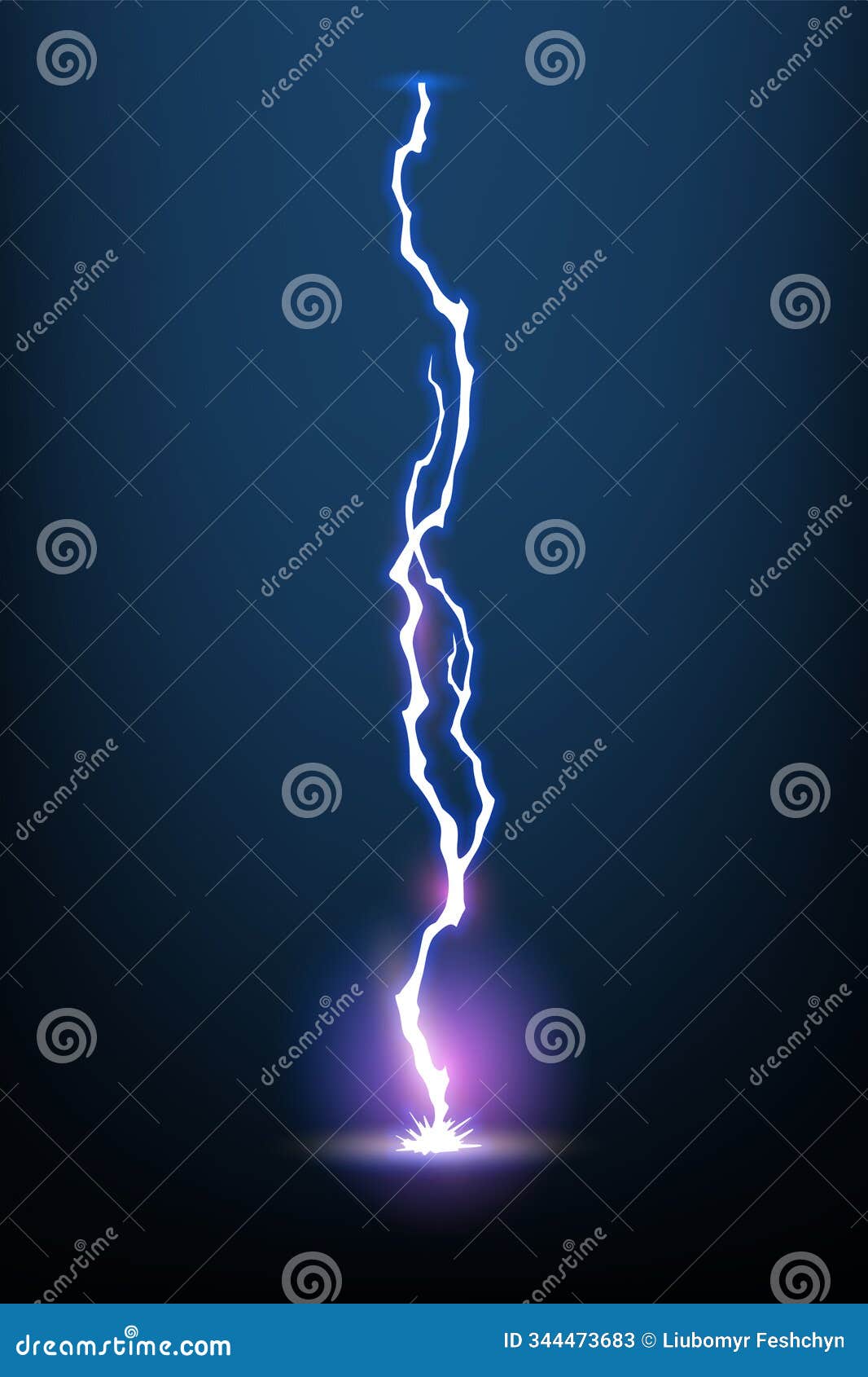 Lightning Animation With Sparks. Electricity Thunderbolt Danger, Light ...