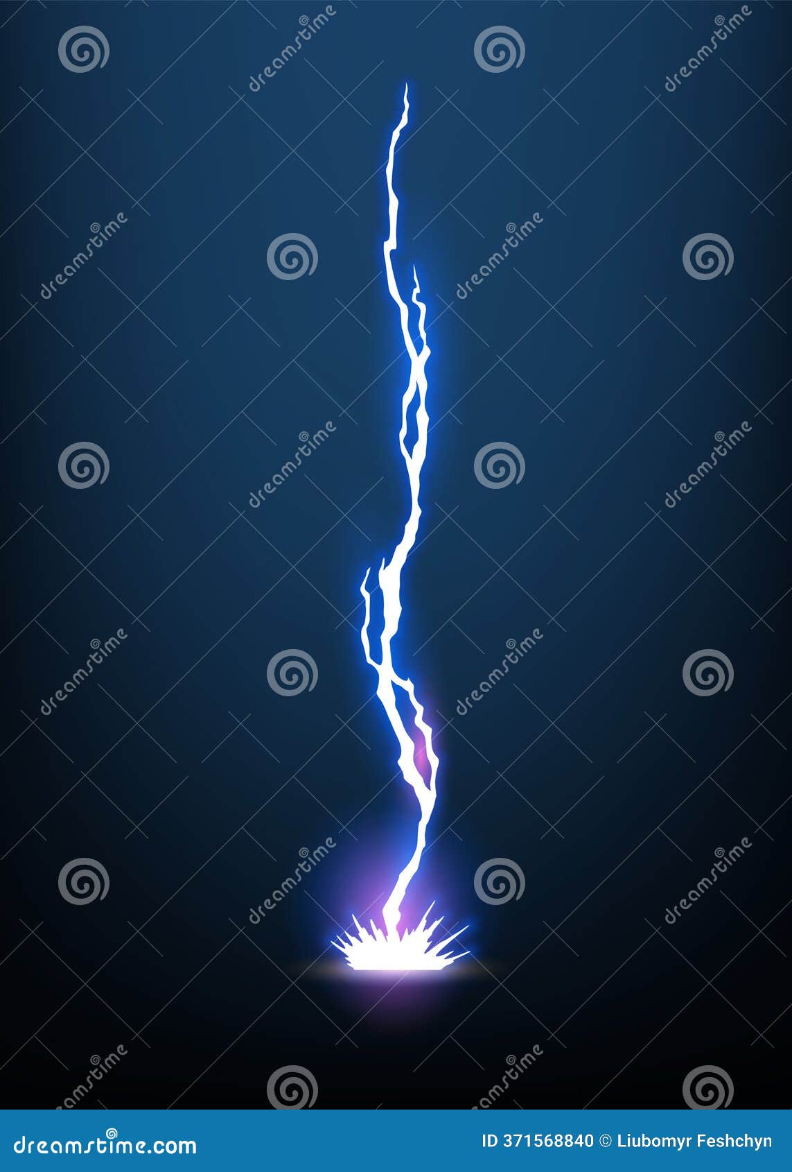 Lightning Animation With Sparks. Electricity Thunderbolt Danger, Light ...