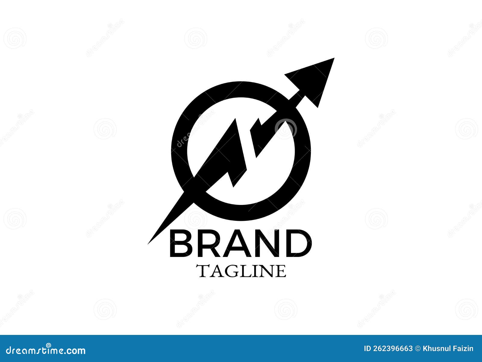 Lightning Arrows and Circles Stock Vector - Illustration of circles ...