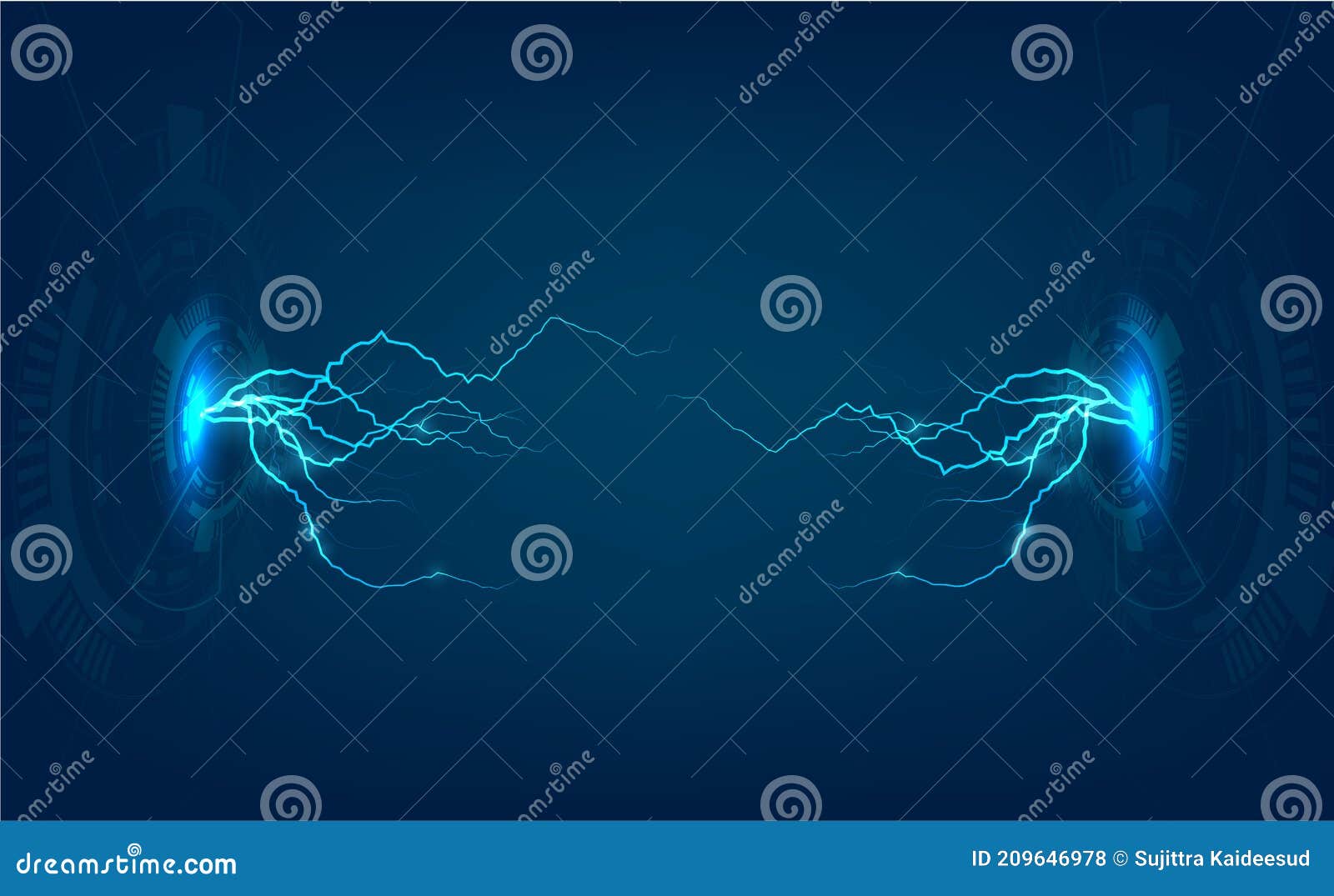 Lightning Technology Background Stock Vector - Illustration of abstract ...