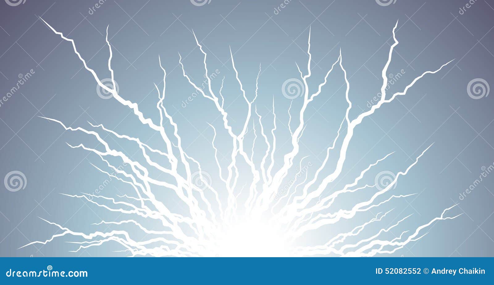Lightning. stock illustration. Illustration of stroke - 52082552