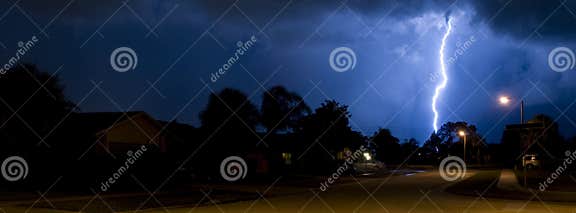 Lightning Banner stock photo. Image of electricity, severe - 15375130