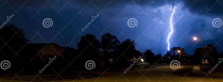 Lightning Banner stock photo. Image of electricity, severe - 15375130