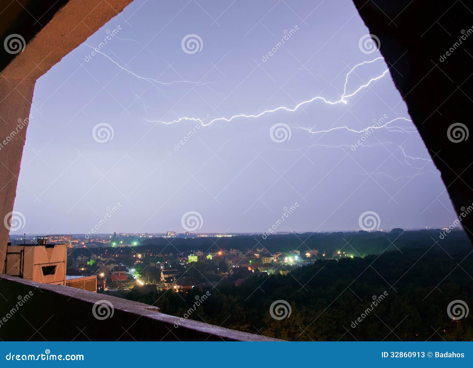 Lightning stock image. Image of bolt, dramatic, blue - 32860913