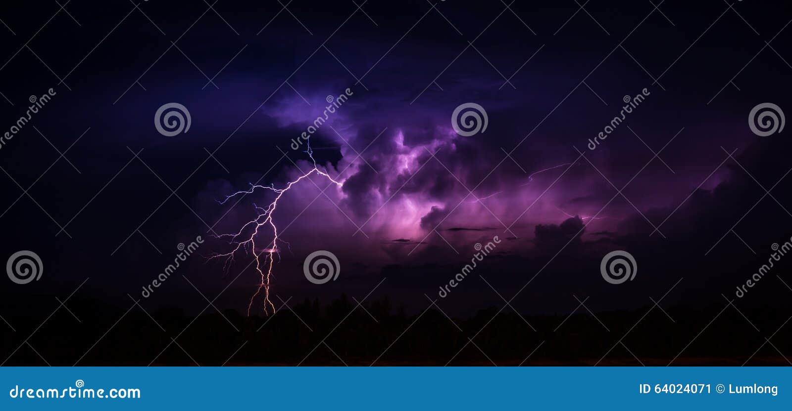 Lightning in the Big Cumulonimbus Cloud Stock Image - Image of abstract ...