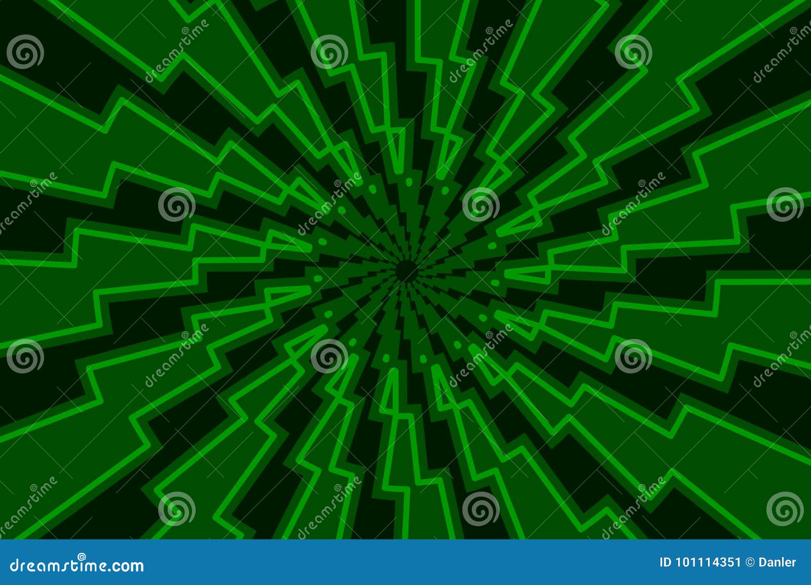 Lightning Bolt - Abstract Geometric Vector Pattern Stock Vector ...