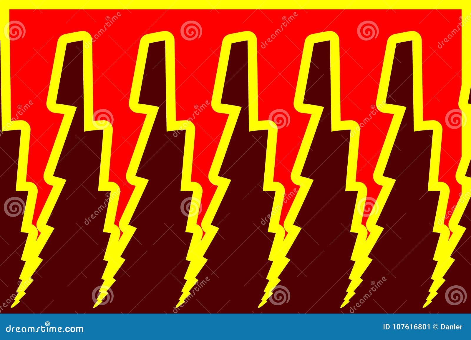 Lightning Bolt - Abstract Geometric Vector Pattern Stock Vector ...