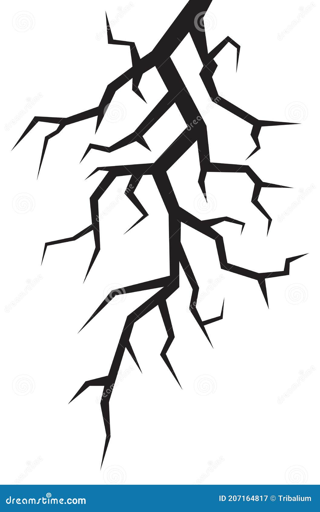 Lightning bolt vector stock vector. Illustration of glitter - 207164817