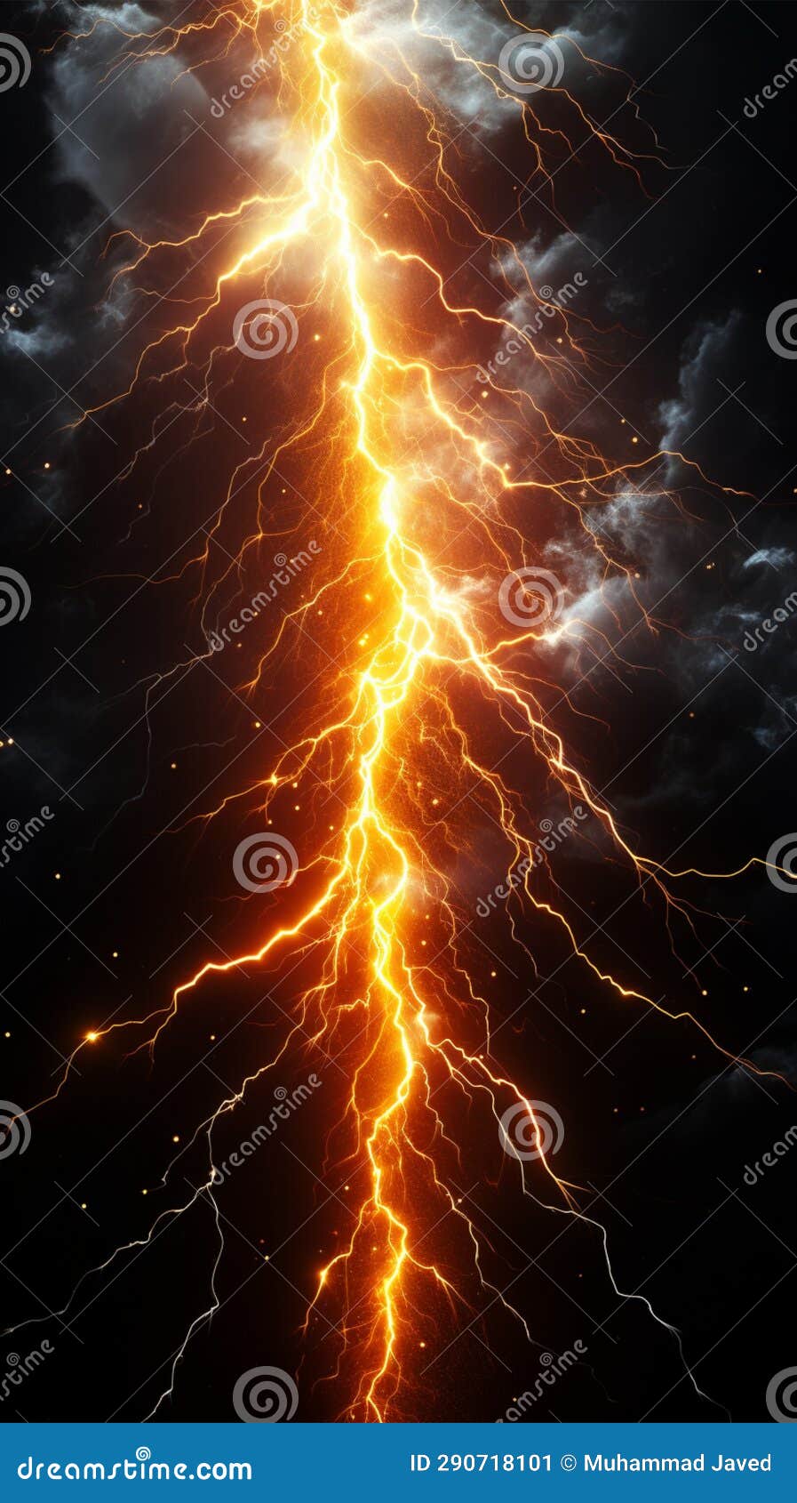 Lightning Bolt Blast Line Copy Space Background Pattern Stock ...
