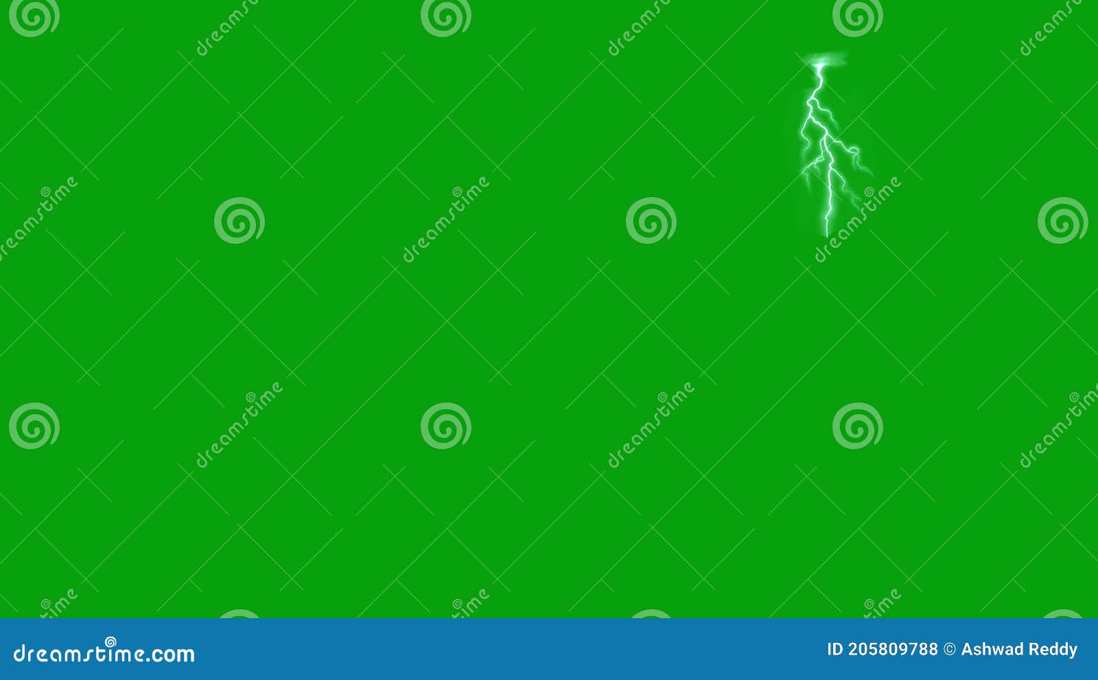 Lightning Bolt Green Screen Motion Graphics Stock Footage - Video of ...