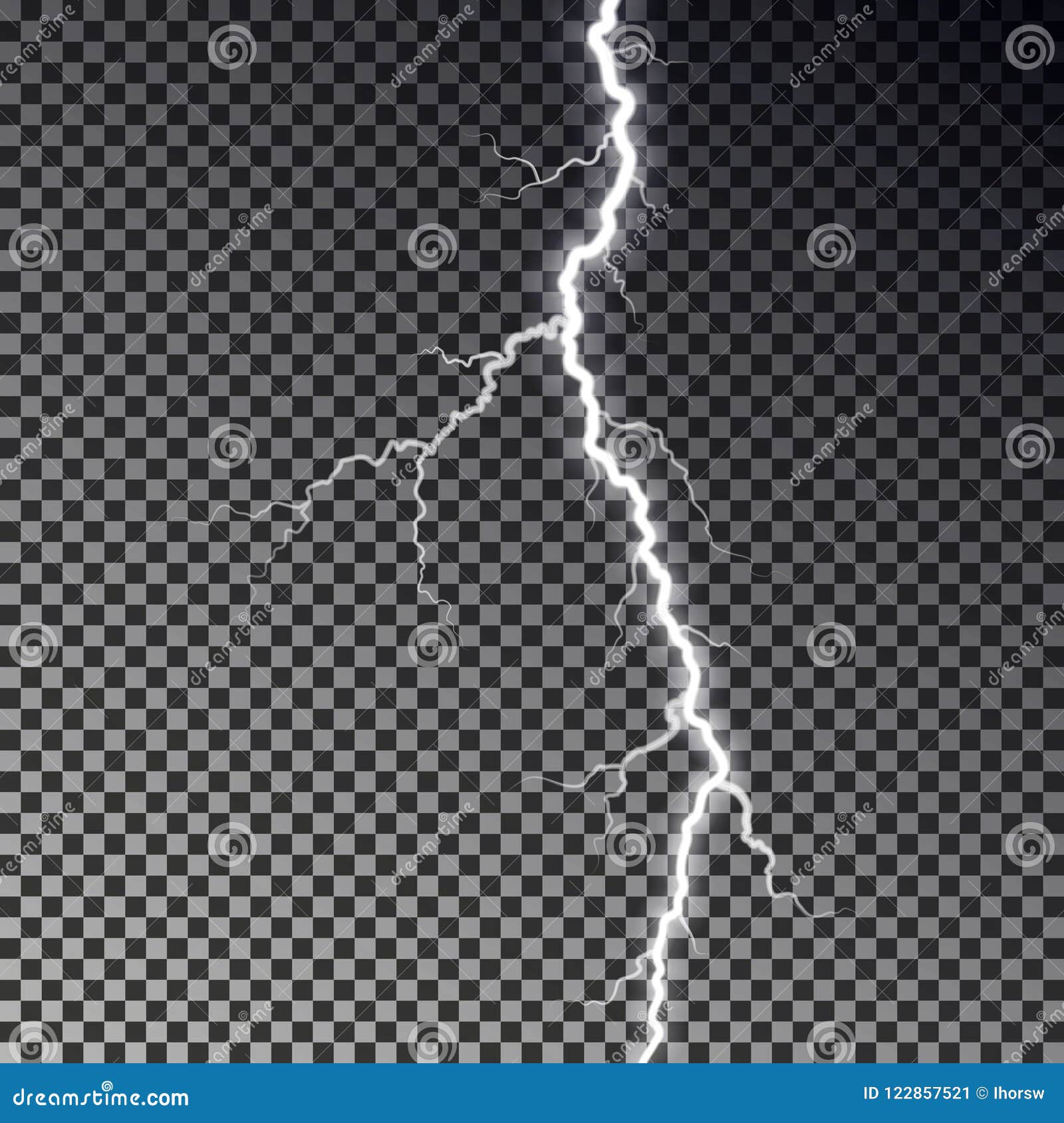 Lightning Bolt Isolated on Dark Checkered Background. Transparent ... Lightning Bolt Isolated on Dark Checkered Background. Transparent ...