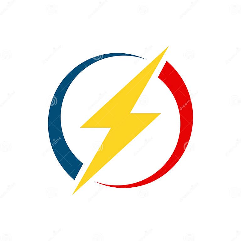 Lightning Bolt Logo Design Template - Vector Stock Vector ...