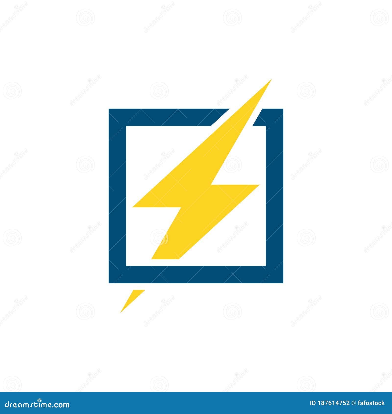 Lightning Bolt Logo Design Template - Vector Stock Vector ...