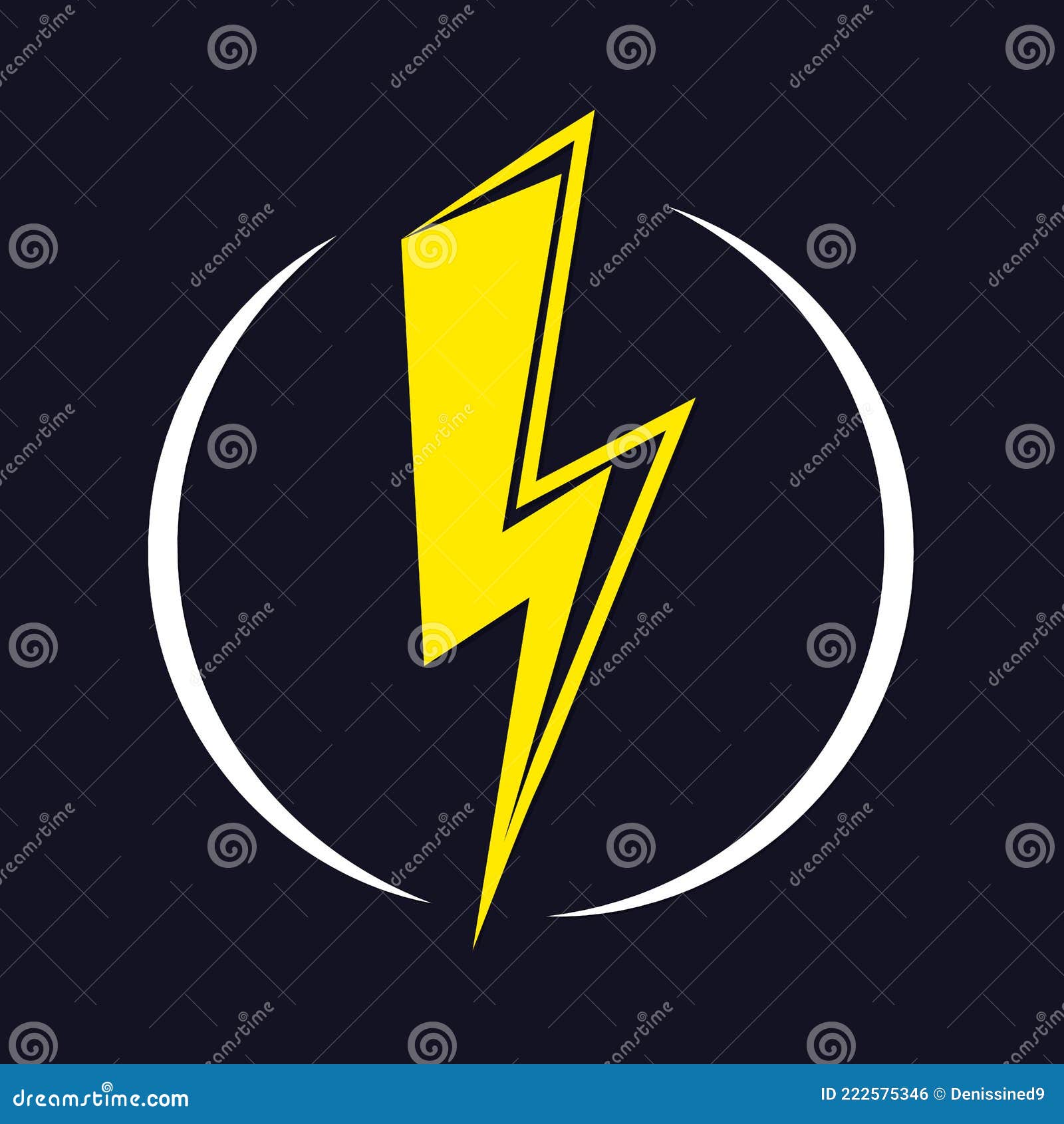 Lightning Bolt, Power Icon, Graphic Design Template, Electric Sign ...