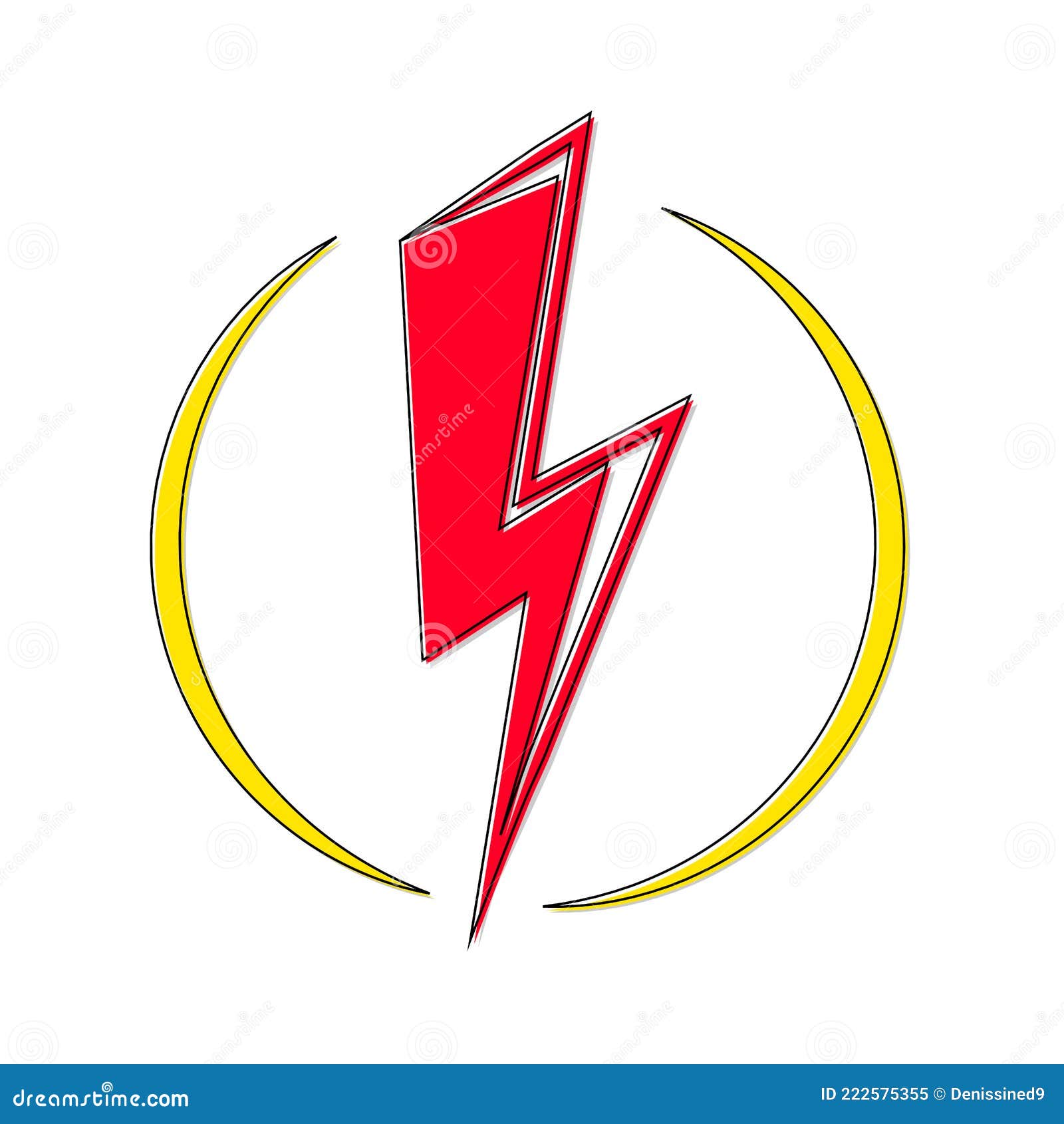 Lightning Bolt, Power Icon, Graphic Design Template, Electric Sign ...