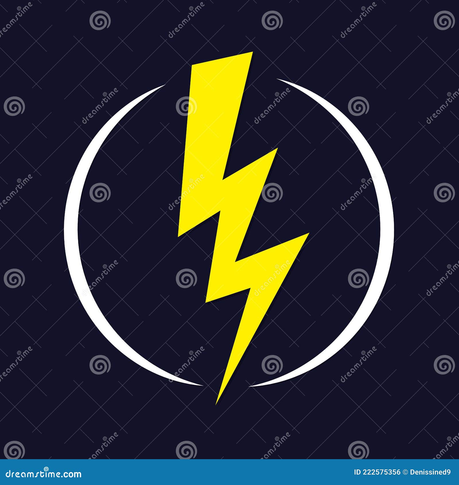 Lightning Bolt, Power Icon, Graphic Design Template, Electric Sign ...
