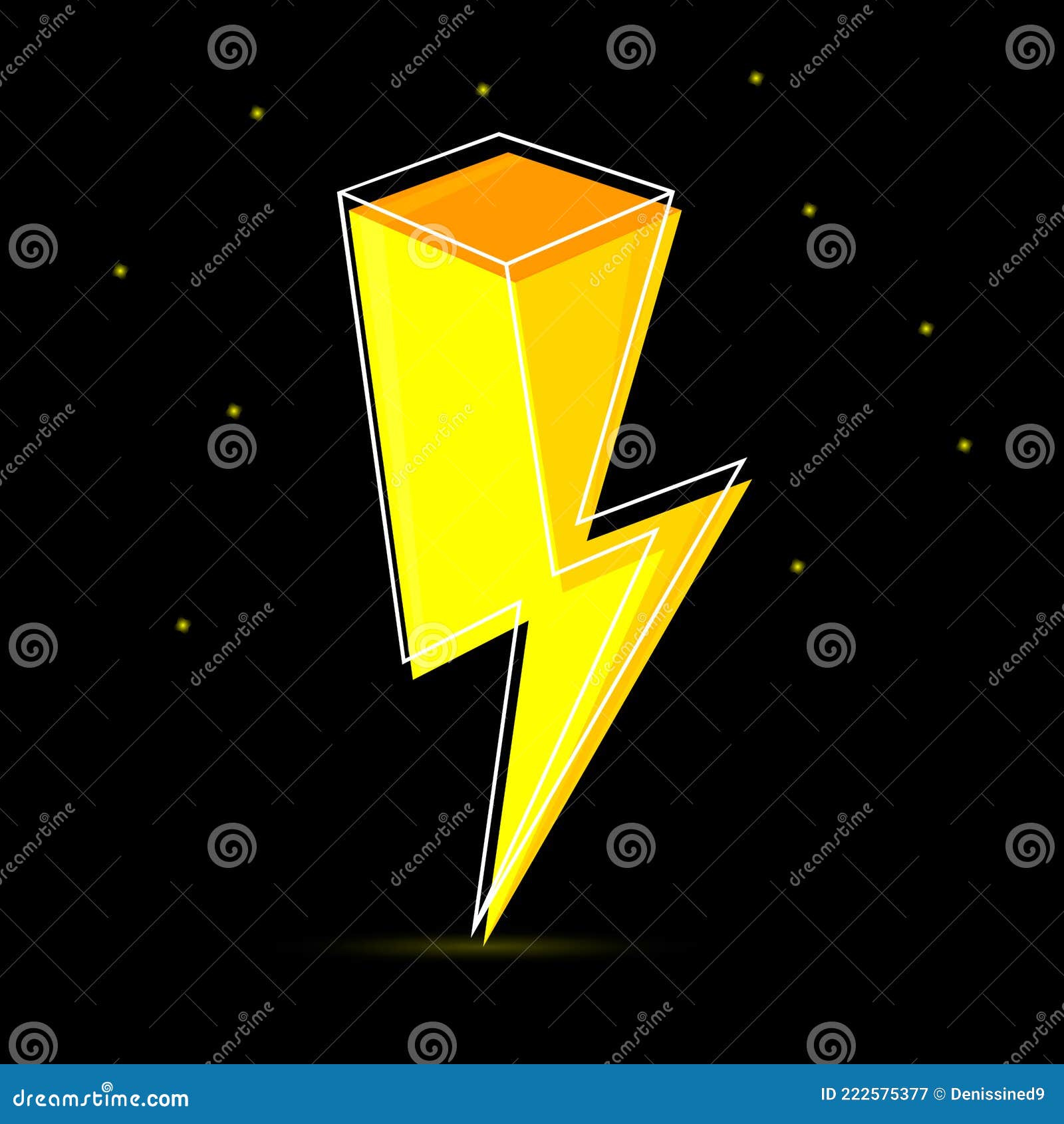 Lightning Bolt, Power Icon, Graphic Design Template, Electric Sign ...