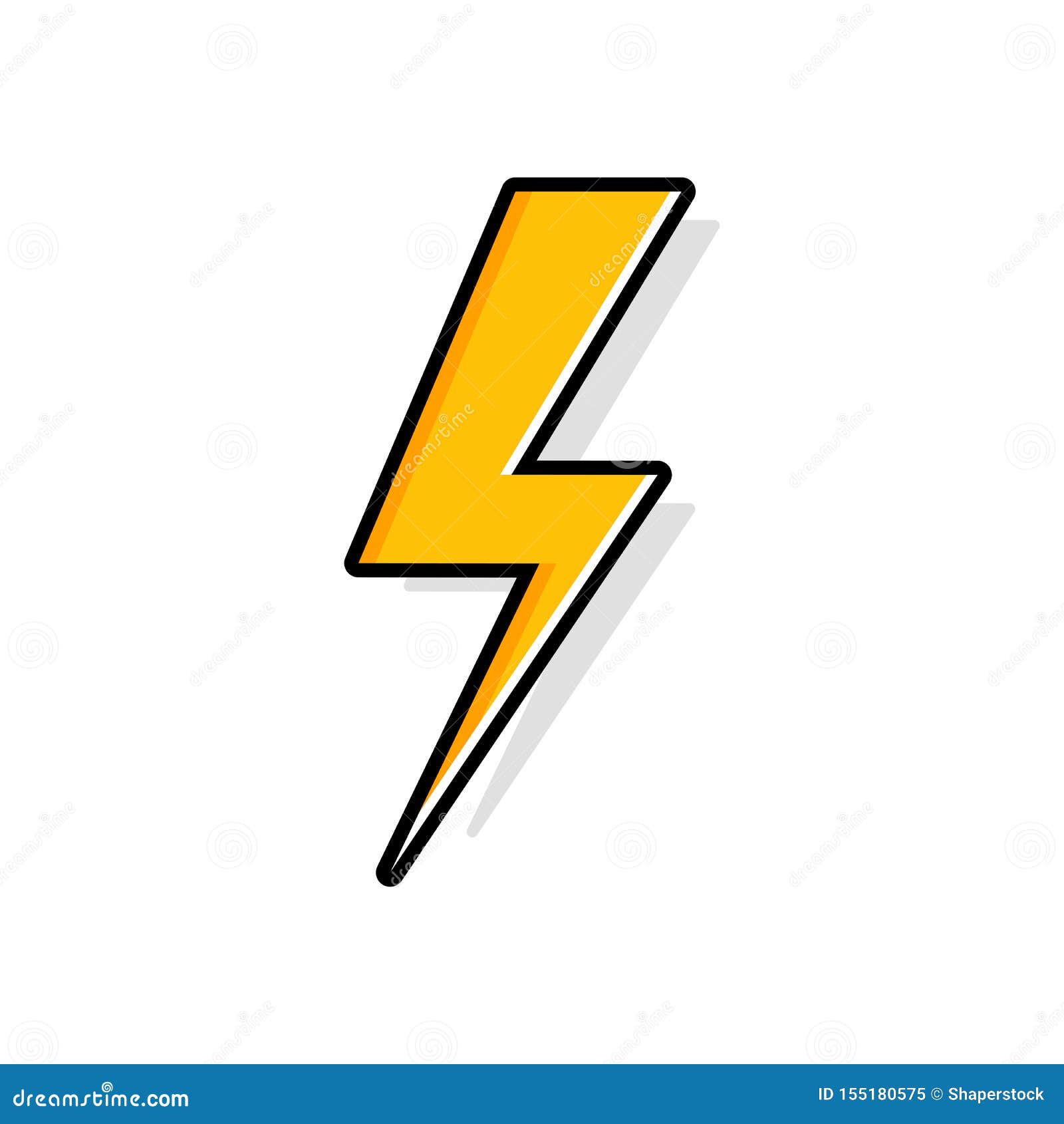 Lightning Bolt, Thunder Bolt, Lighting Strike Expertise Flat Vector ...