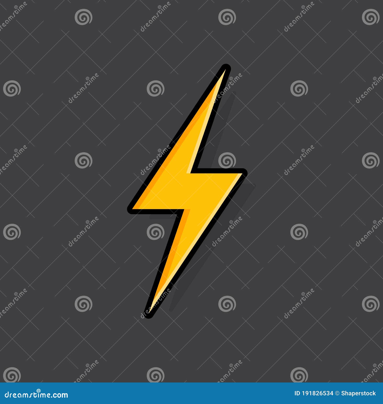 Lightning Bolt, Thunder Bolt, Lighting Strike Expertise Flat Vector ...