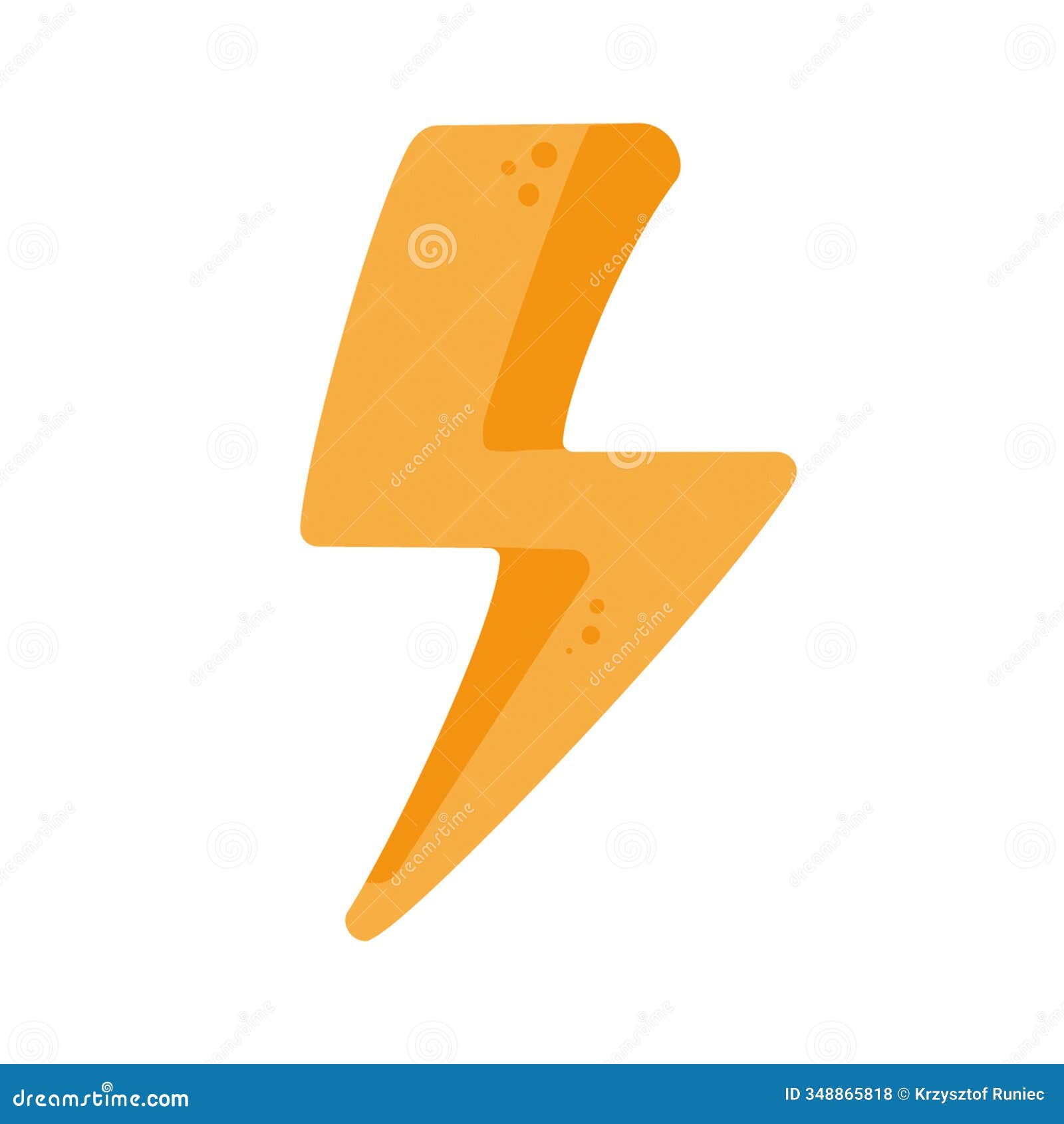 Lightning Bolt - Vector Illustration Stock Vector - Illustration of ...